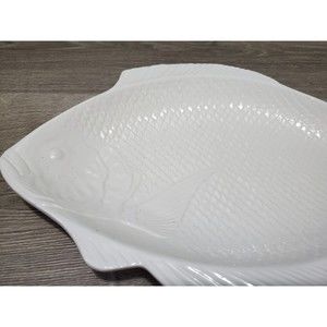 Unbranded | Dining | Vintage Large White Made In Japan Ceramic Fish ...